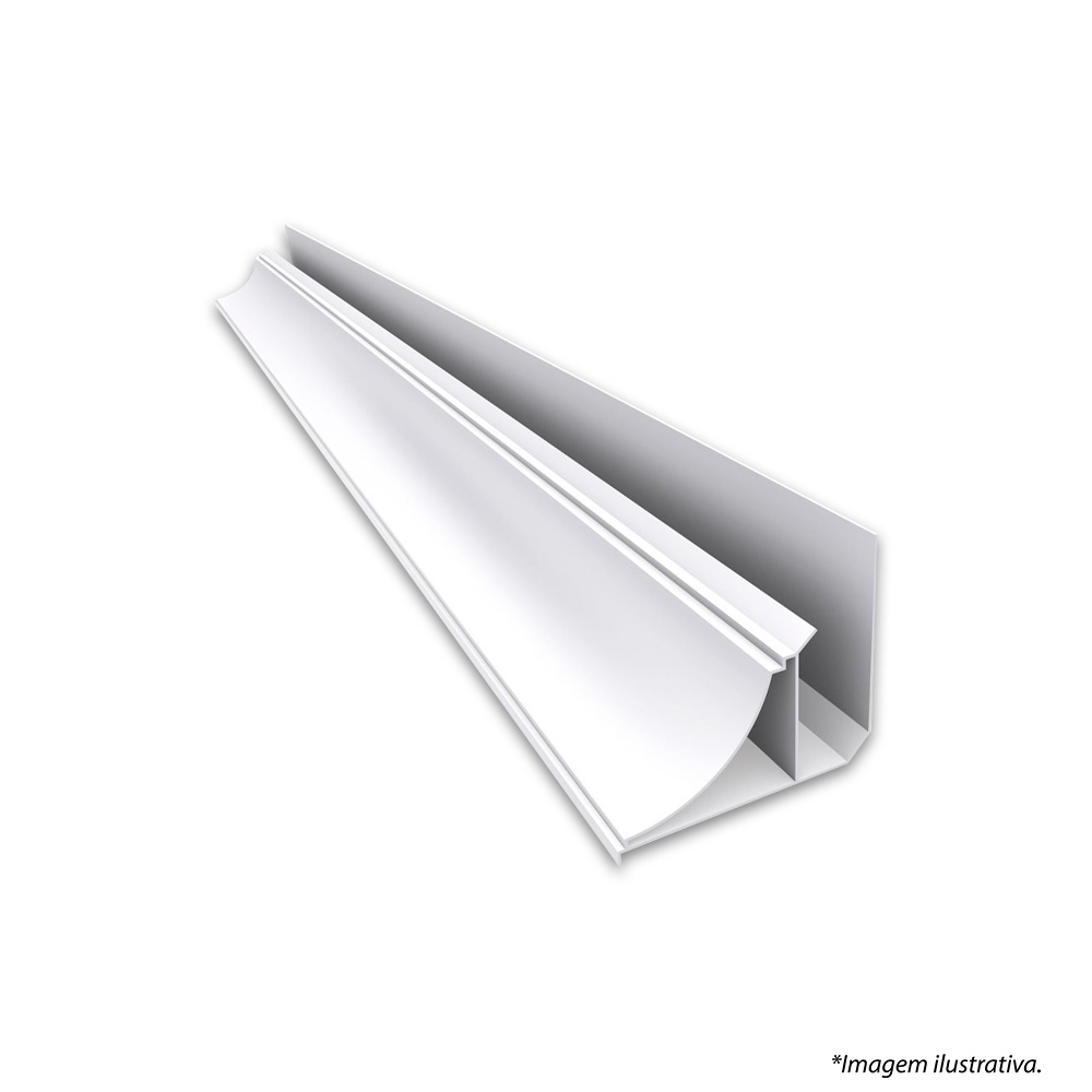 Forro PVC Acabamento 1/2cana - 6mts - Forro PVC Acabamento 1/2cana ...