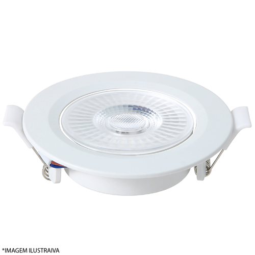 Spot Led De Embutir Redondo 6W Bivolt 3000K-Blumenau - Spot Led De Embutir Redondo 6W Bivolt ...