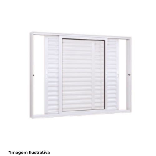 Veneziana.AL Branco 3F Moveis S/Grade 100x150 - Veneziana.AL Branco 3F ...