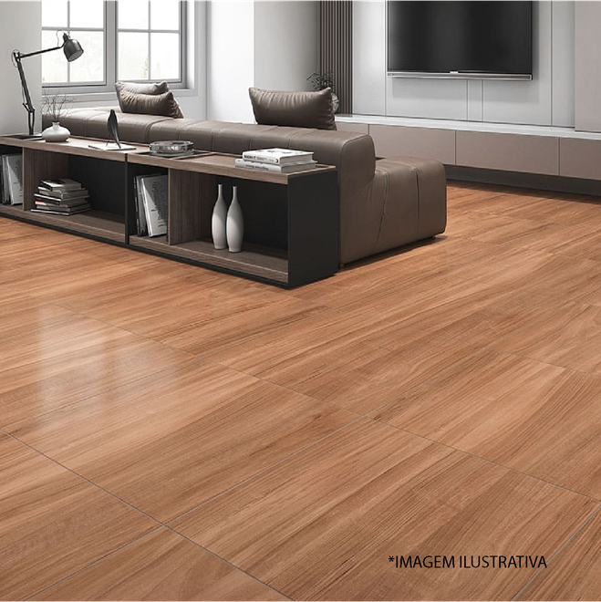 Piso Premium Mate 66x66 Roble Retificado - Formigres- Caixa com 2,18M² ...