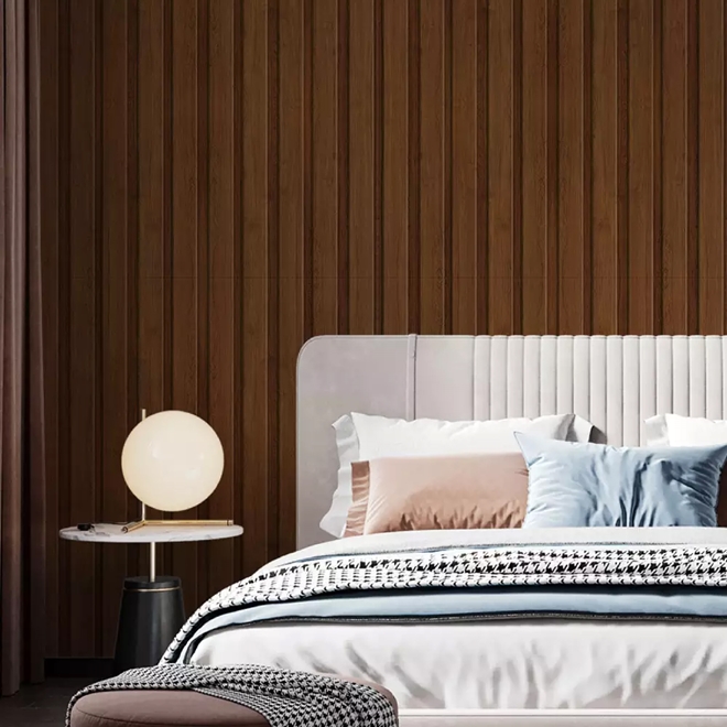 Ripado Mdf 2,75x6Cm Tabaco 911T PR2N Meio -Franedo - Ripado Mdf 2 ...