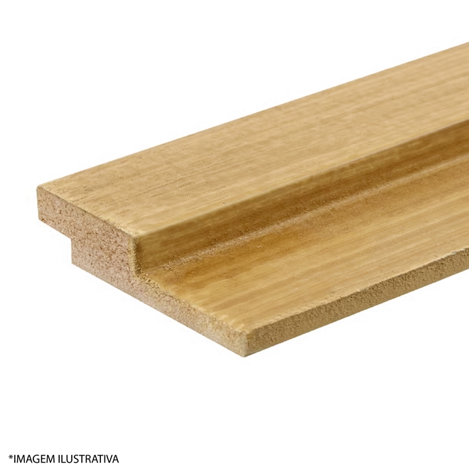 Ripado Mdf 2,75x6Cm Freijo 910T PR2N Meio -Franedo - Ripado Mdf 2 ...