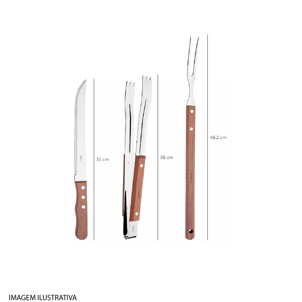 Kit Grelhados Profissional Tradicao 699246900 - Di Solle - Kit ...