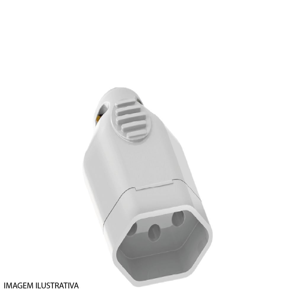 Plugue Femea 2P+T 20A/250V BR 1442 - Ilumi - Plugue Femea 2P+T 20A/250V ...